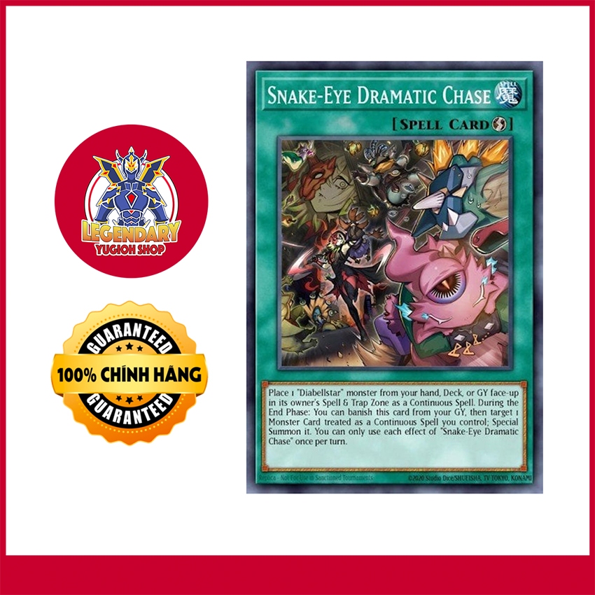 [Thẻ Bài Yugioh Chính Hãng] Dramatic Snake-Eye Chase | Shopee Việt Nam