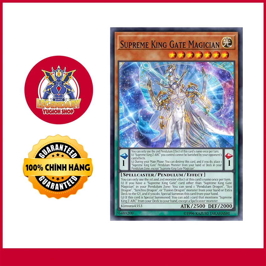 [Thẻ Bài Yugioh Chính Hãng] Supreme King Gate Magician | Shopee Việt Nam