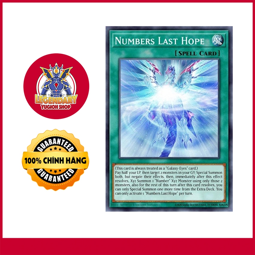 [Thẻ Bài Yugioh Chính Hãng] Last Hope Numbers | Shopee Việt Nam