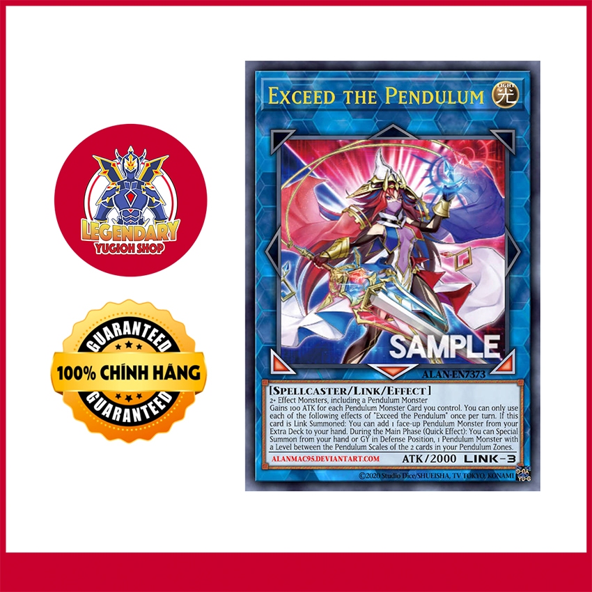 [Thẻ Bài Yugioh Chính Hãng] Exceed the Pendulum | Shopee Việt Nam