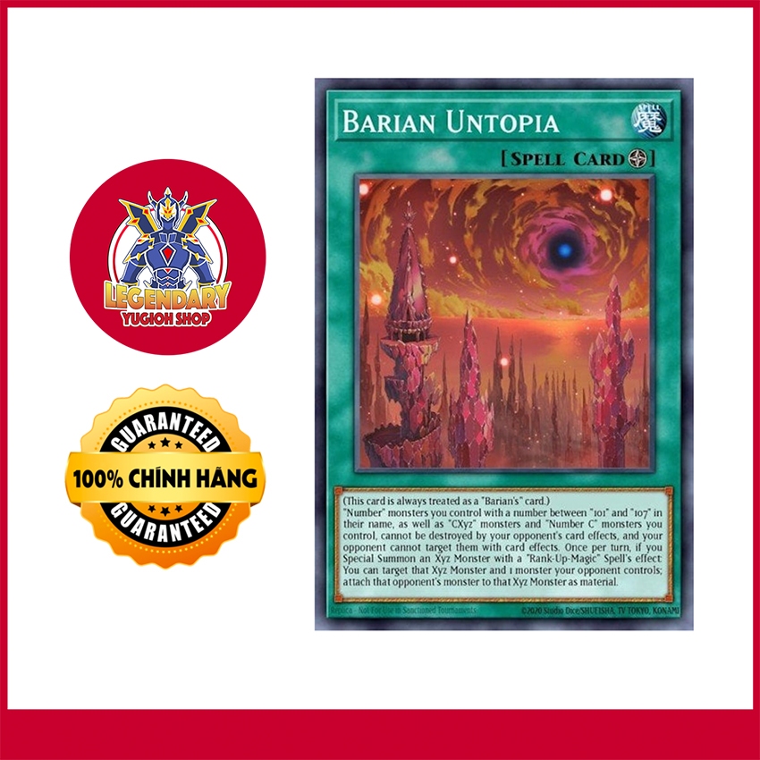 [Thẻ Bài Yugioh Chính Hãng] Barian Untopia | Shopee Việt Nam