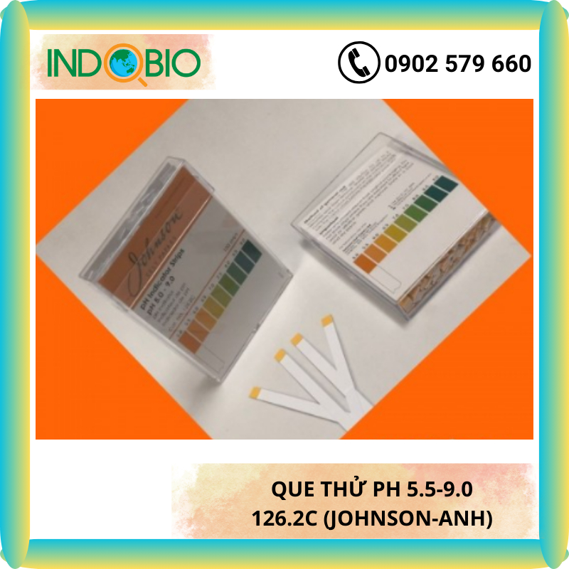 [CHÍNH HÃNG] QUE THỬ PH 5.0-9.0, 126.2C JOHNSON - ANH [KÈM COA ...