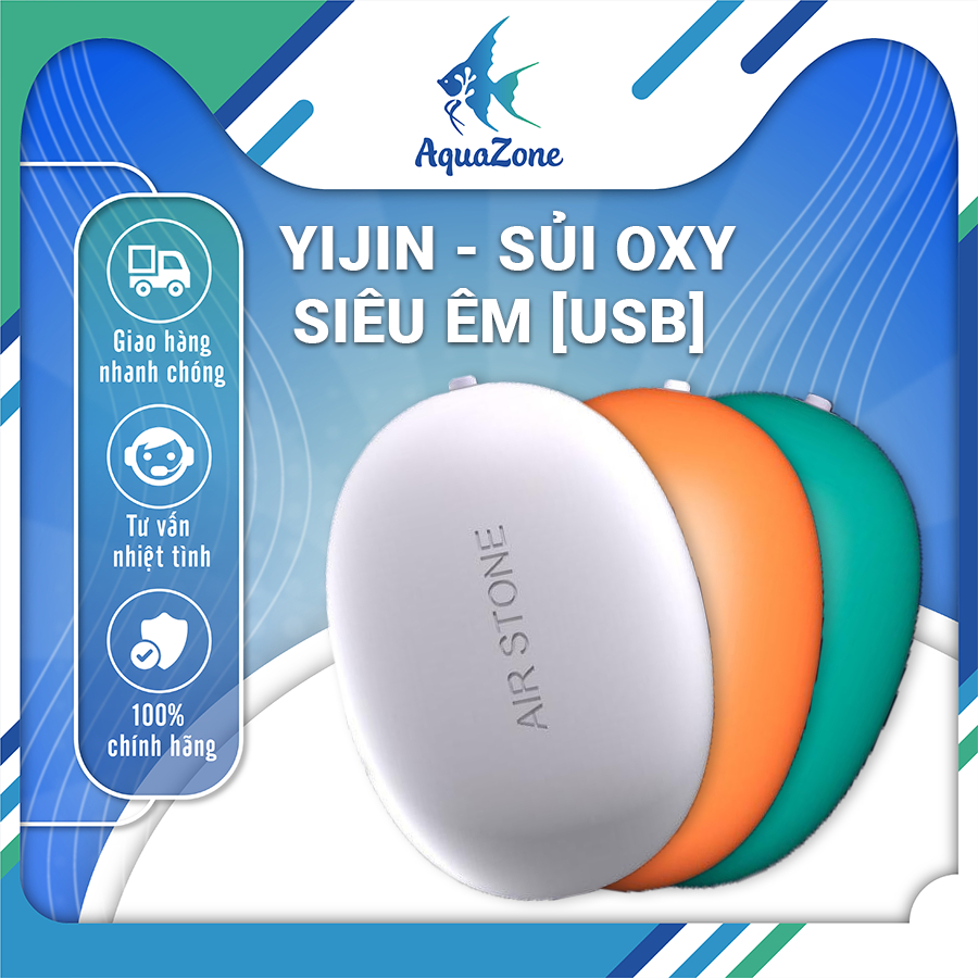 Máy sủi oxy mini cổng kết nối USB YIJIN - sục khí oxi cho bể cá cảnh ...