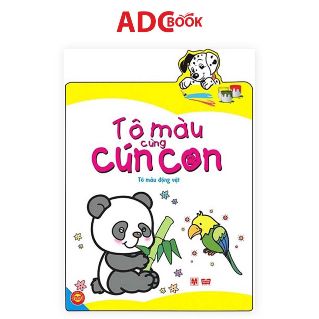 Sách- Tô Màu Cùng Cún Con Tập 5 - Động Vật | Shopee Việt Nam