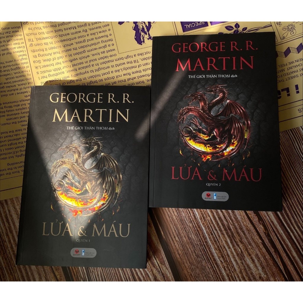 Sách - Lửa Và Máu (Bộ 2 Tập) - George R. R. Martin | Shopee Việt Nam
