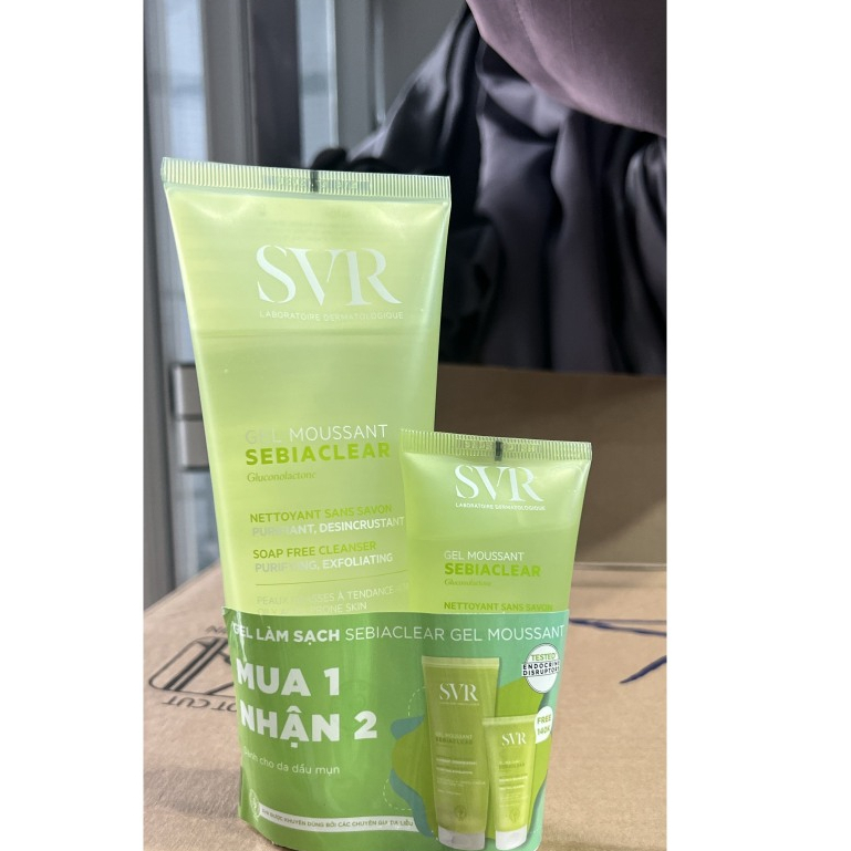 Sữa Rửa Mặt SVR Cho Da Dầu Mụn - SVR Sebiaclear Gel Moussant 55ml-200ml ...