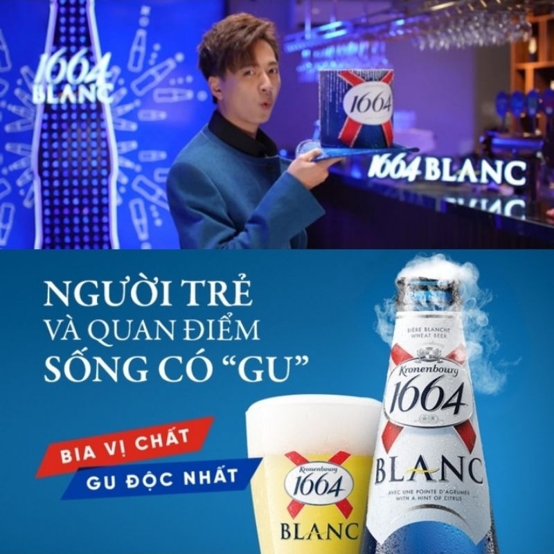 Bia Blanc 1664 thùng 24 lon | Shopee Việt Nam