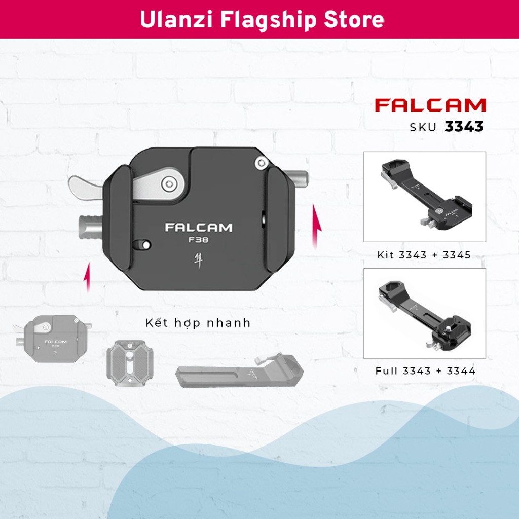 Ulanzi Falcam Đế gắn tấm tháo lắp nhanh F38 RS3 Mini Quick Release Base 3343 | Shopee Việt Nam