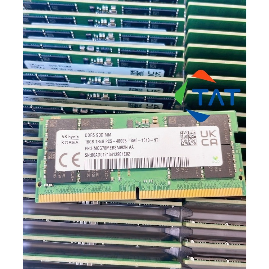 Ram Laptop DDR5 16GB 8GB 4800 5600Mhz Samsung Hynix Micron Chính hãng - Bảo hành mặc định 3 năm ...