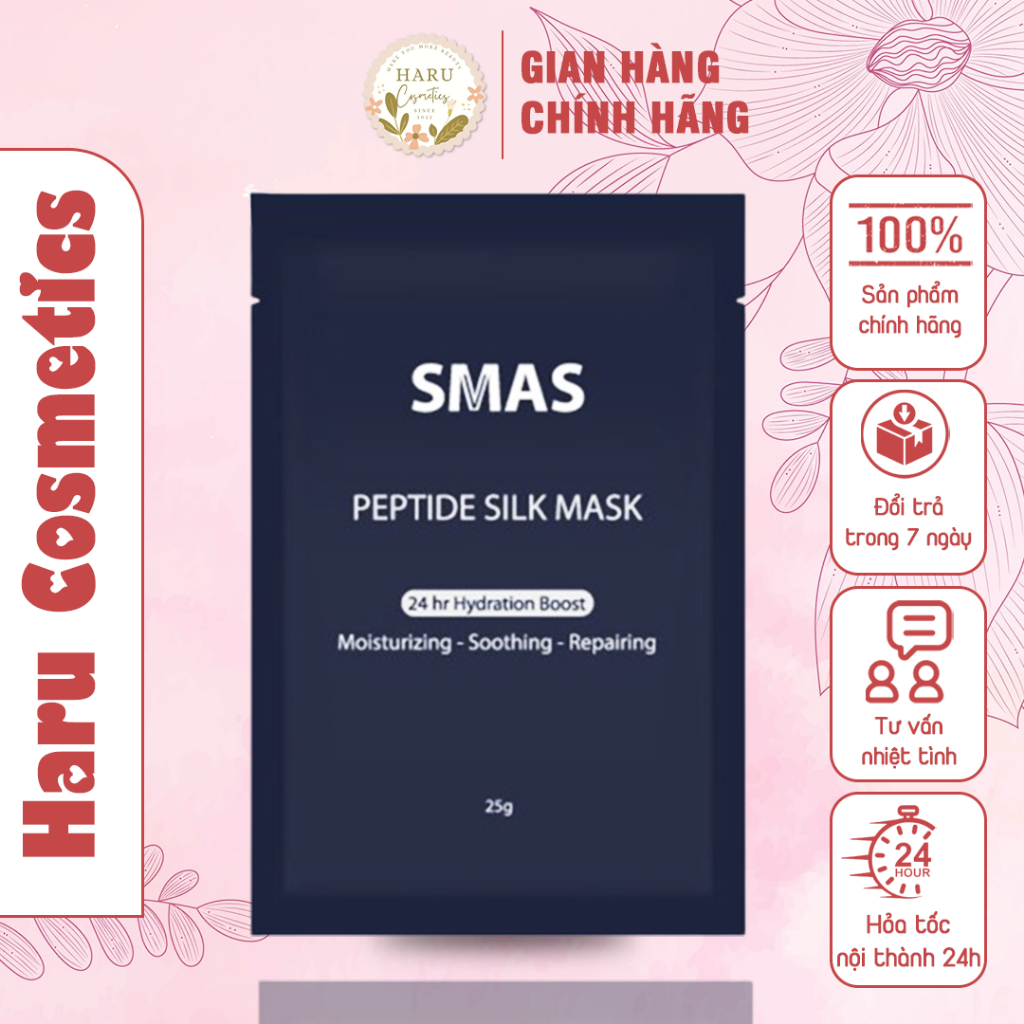 Mặt Nạ Dưỡng Ẩm SMAS Peptide Silk Mask Giúp Phục Hồi Làm Dịu Da Mang ...
