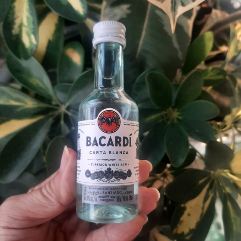 MINI BACARDI CARTA BLANCA - CHAI 50ML | Shopee Việt Nam