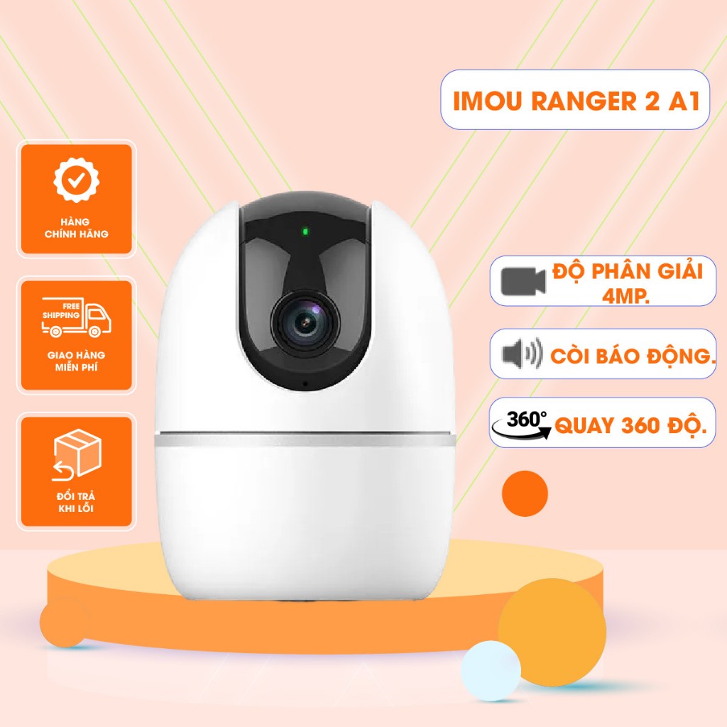 [Chính hãng] Camera WIFI khắp nhà xoay 360, đàm thoại 2D IMOU RANGER 2 ...