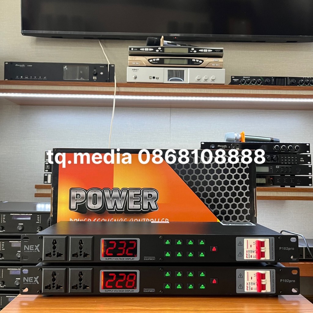 Quản lý nguồn Đời Mới Nex P102 PRO Có Bộ Lọc Nguồn Chống Nhiễu-Thiết bị quản lý nguồn điện Đèn ...