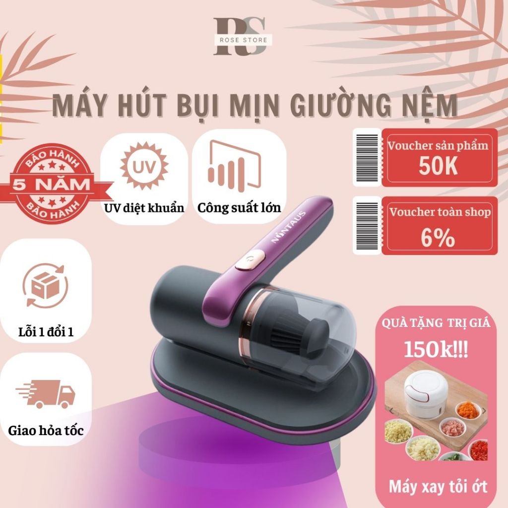 Máy hút bụi giường nệm CC002 lực hút cực mạnh, sạch nhanh, Hút bụi cầm tay không dây hút bụi mịn ...
