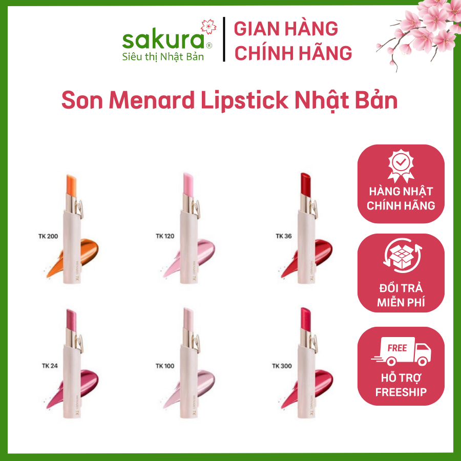 Son Menard Lipstick Nhật Bản | Shopee Việt Nam