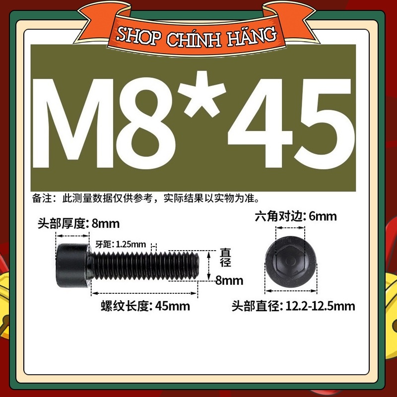 Bulong lục giác bu lông lục giác m8 dài 45 50 60 80. m10 dài 100mm bulong thay thế, ốc m8 m10 ...