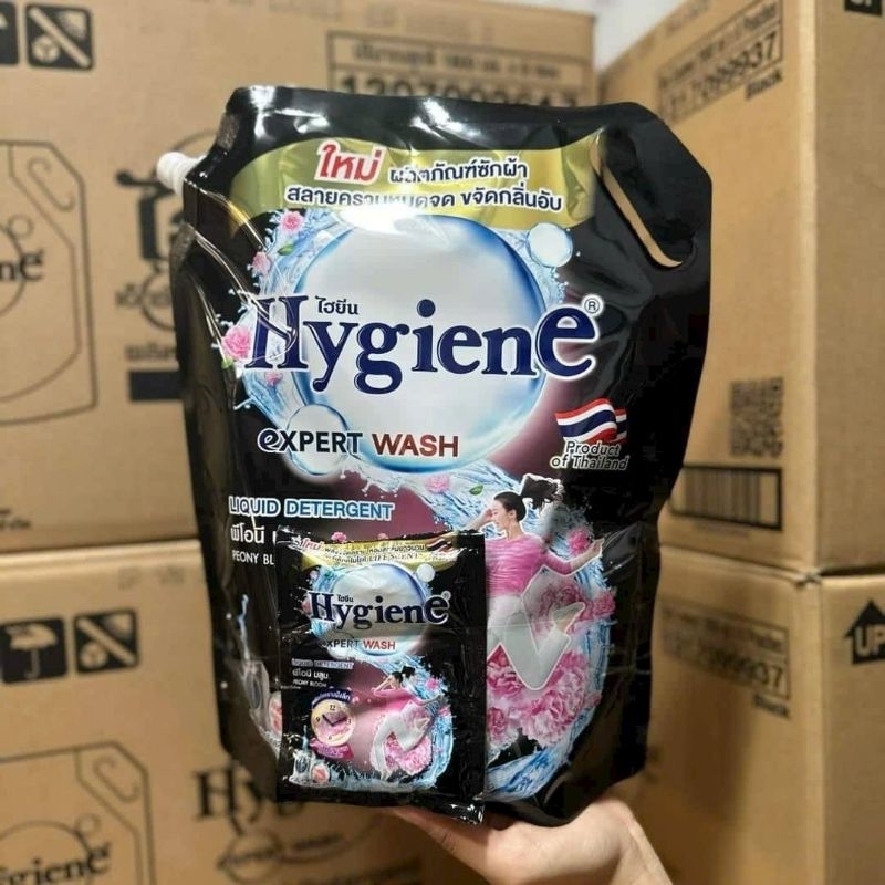 Thùng 8 túi x 1.8L Nước giặt Hygiene đậm đặc Thái Lan chính hãng - Đen | Shopee Việt Nam