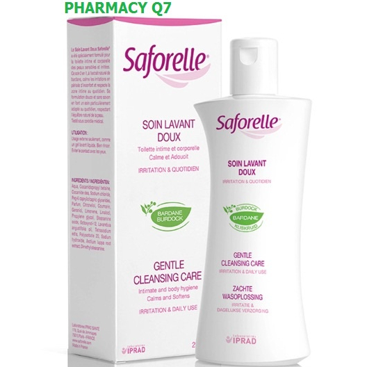 [CHÍNH HÃNG PHÁP] Saforelle Gel Rửa Phụ Khoa CHAI LỚN 250ML Soin Lavant ...