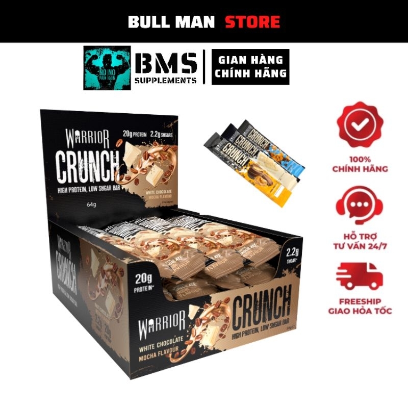 Thanh Bánh Protein Warrior Bar CRUNCH / COOKIES Bánh Protein Warrior ...