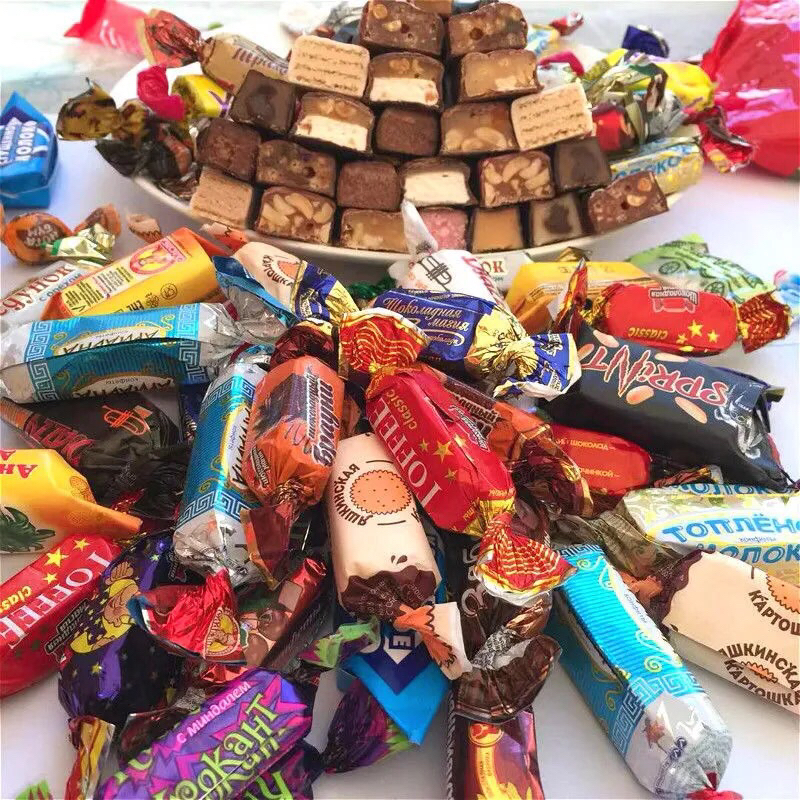 (CHÍNH HÃNG) Kẹo Socola Nga Mix Nhiều Loại 500g (ORDER 15-20N) | Shopee ...