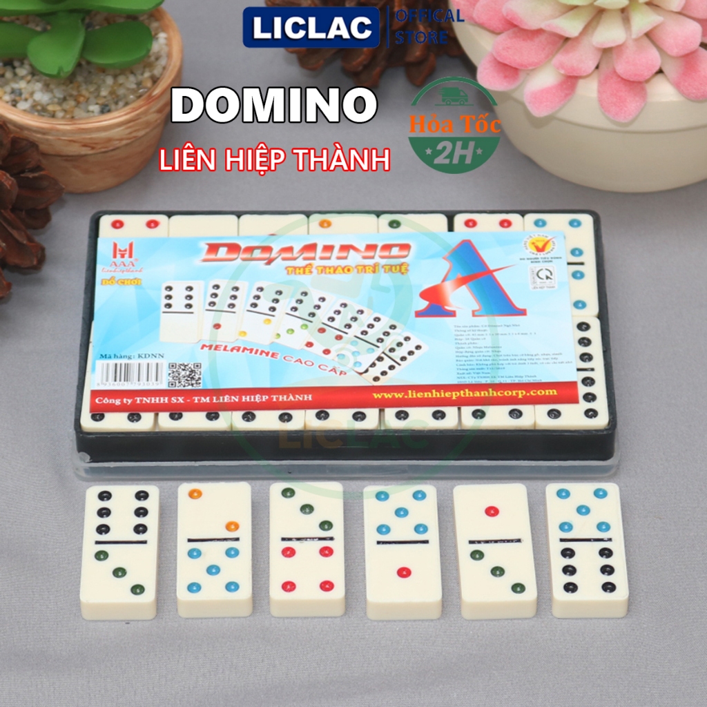 Cờ DOMINO Trắng Ngà Liên Hiệp Thành chất liệu nhựa Melamine Đặc Ruột Cao Cấp, Đồ chơi giải trí ...
