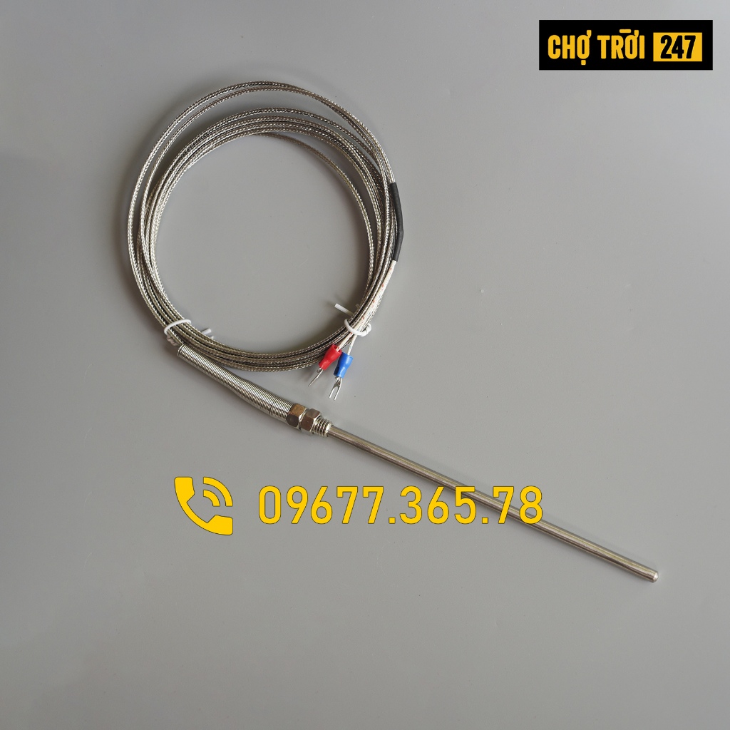 Can nhiệt, Dây cảm biến nhiệt độ can K phi 5 WRNK- 187, can nhiệt K WRNK- 187 (dải đo 0-800 độ ...