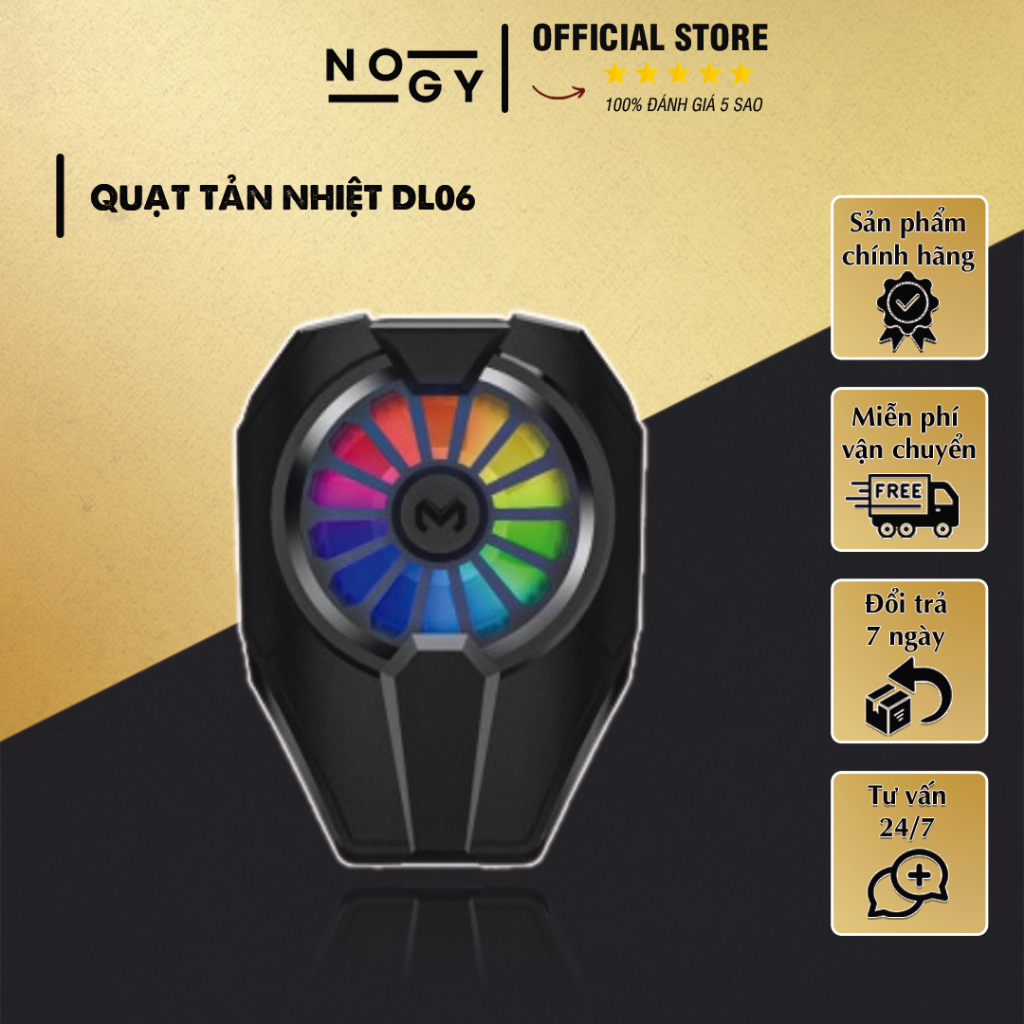 Quạt Tản Nhiệt DL06 - Tản Nhiệt Nology Official Store Giúp Làm Mát Nhanh Chóng, Giảm Nhiệt Điện ...