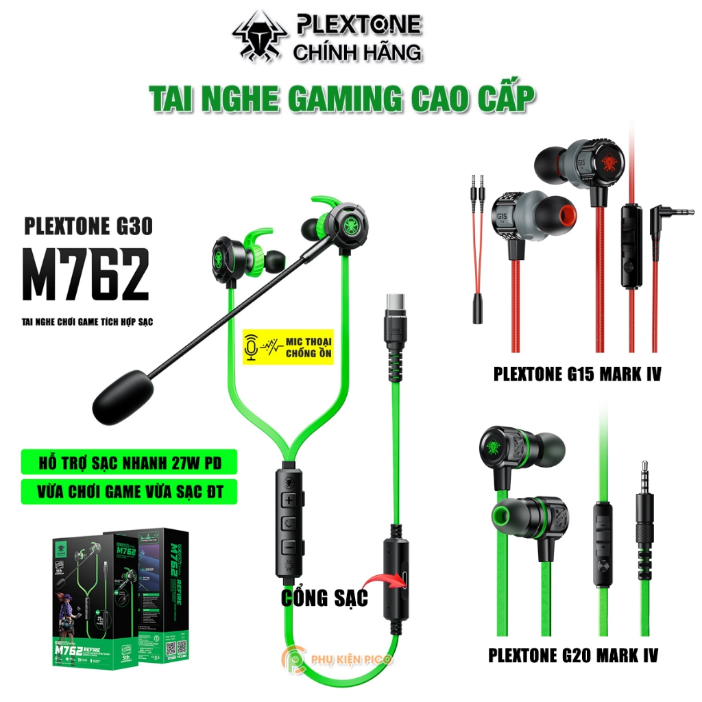 Tai nghe gaming có mic rời Plextone G50 / G30 / G20 / G15 Mark IV - Tai ...