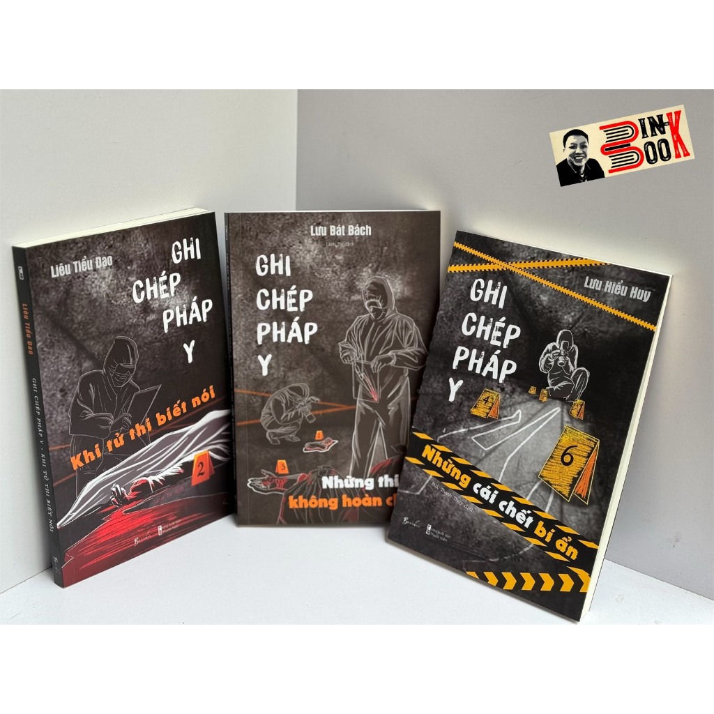 Sách - (Combo 3 Tập) Ghi Chép Pháp Y– Lưu Bát Bách; Lưu Hiểu Huy; Liêu Tiểu Đào - Linh Tử Dịch ...
