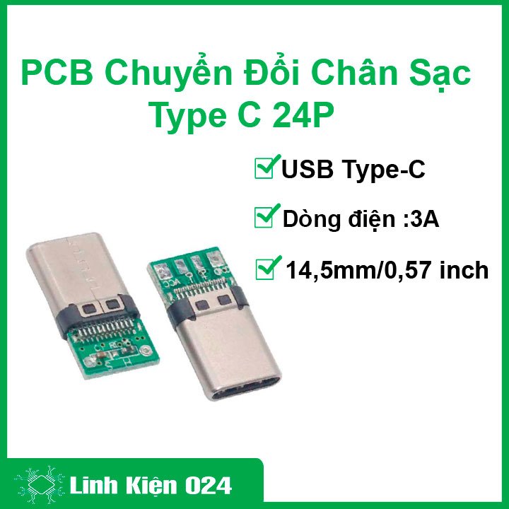 PCB chuyển đổi chân sạc Type C 24P truyền dữ liệu | Shopee Việt Nam
