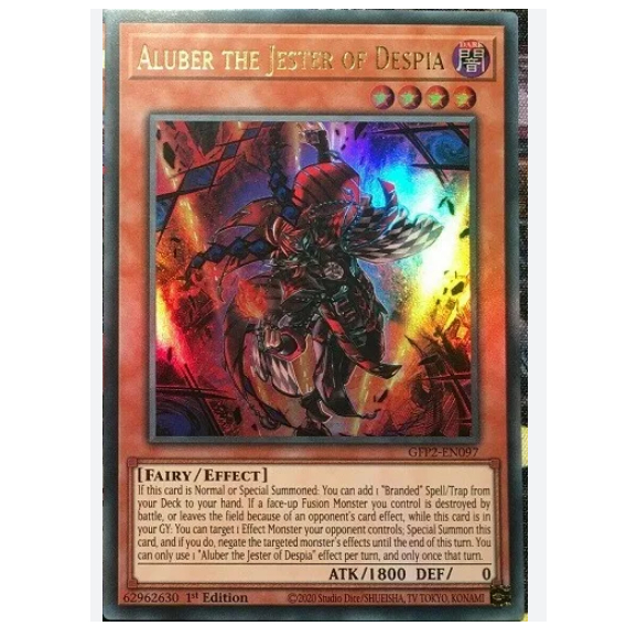Thẻ bài YUGIOH - Aluber the Jester of Despia - GFP2-EN097 - Ultra Rare ...
