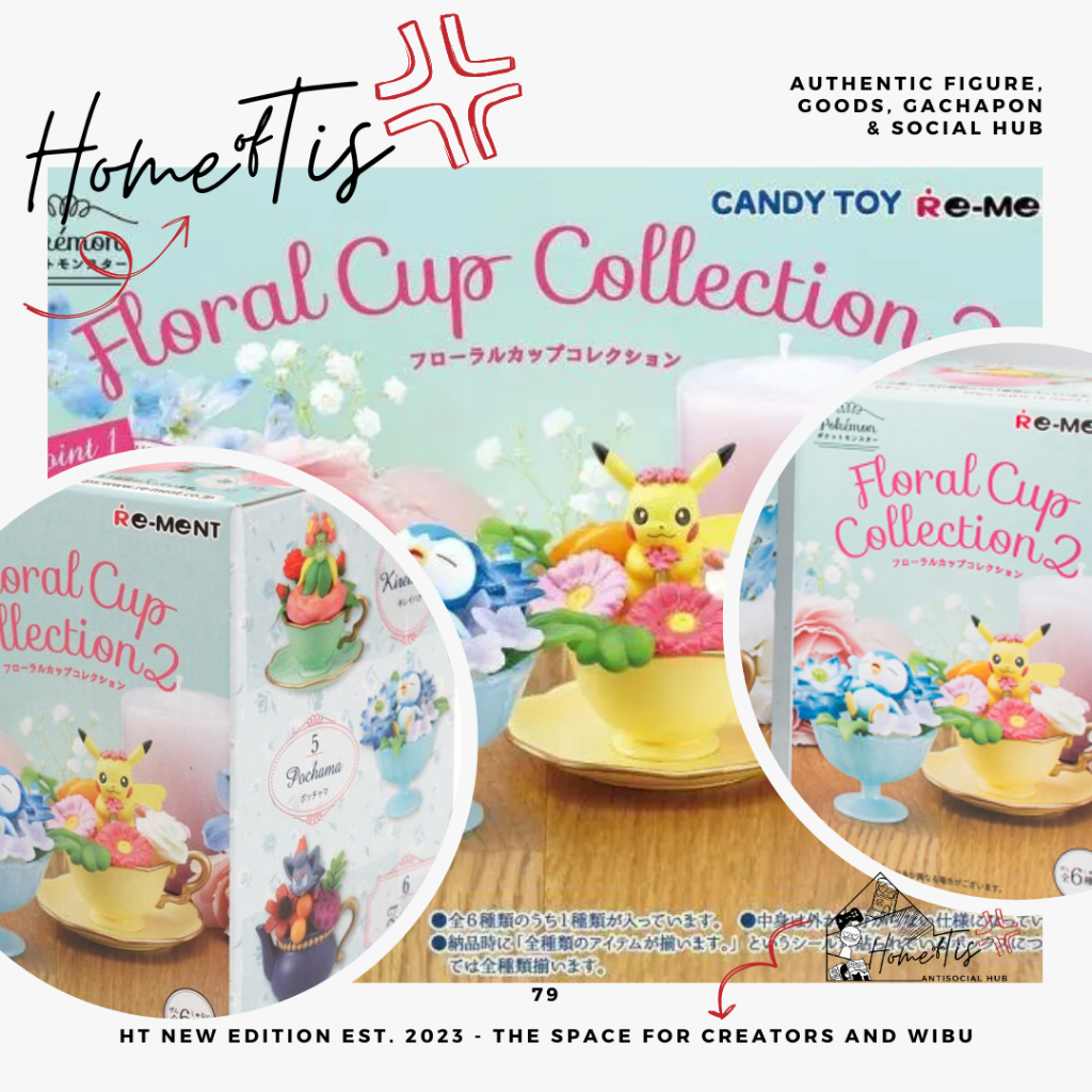[Gacha] Candy Toy, Pocket Monsters Pokemon Floral Cup Collection 2 | Shopee Việt Nam