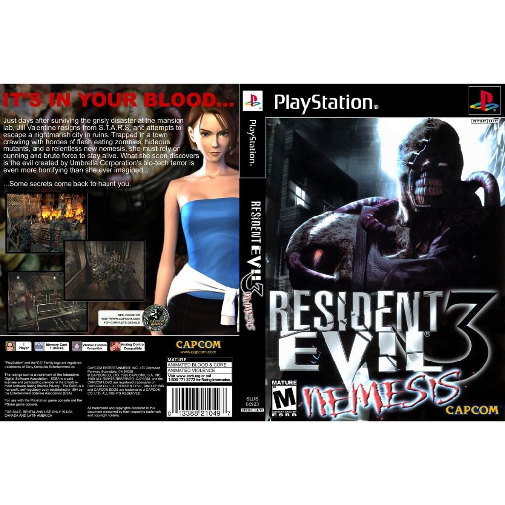 Đĩa game ps1 Resident Evil 3 Remake bản đẹp, Res3 - English và Tiếng ...