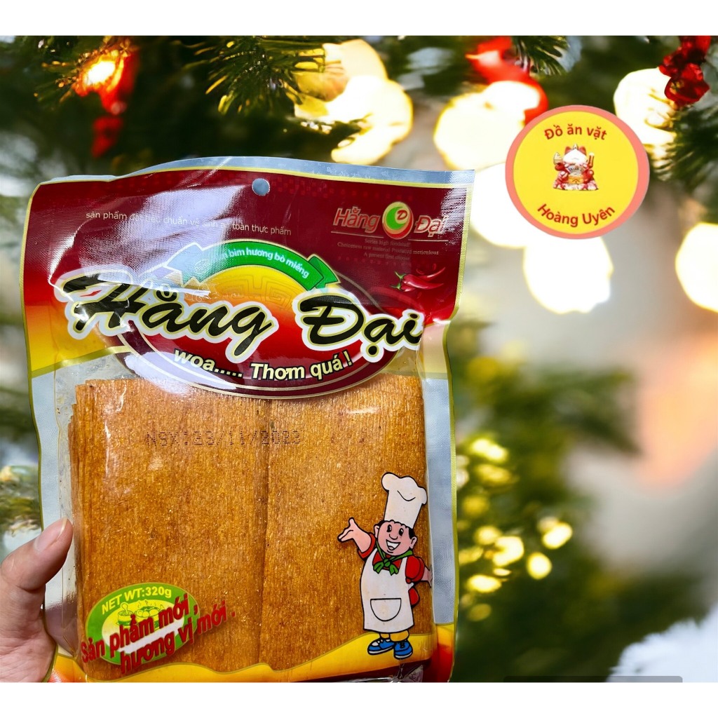 Bim bim bò miếng Hằng Đại 320g hương vị bò cay thơm ngon hấp dẫn, đồ ăn ...