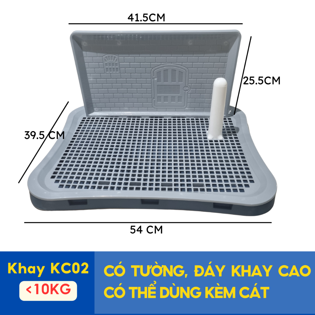 Khay vệ sinh cho chó nhỏ thành thấp Hoshi Pet KC06 - Khay đái cho chó | Shopee Việt Nam