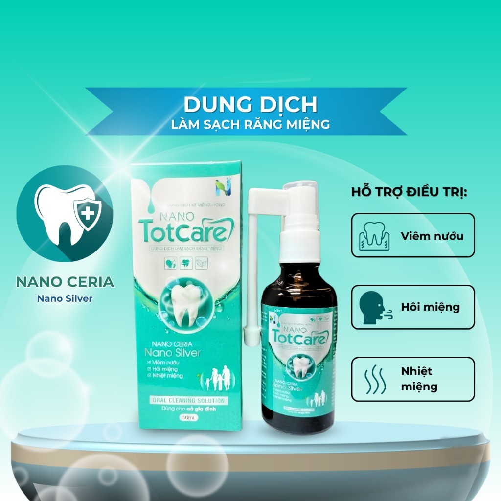 Dung Dịch Xịt Miệng Họng Đánh Tan Mảng Bám Nano TotCare | Shopee Việt Nam