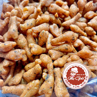 Đùi gà rong biển, snack quẩy đùi gà sấy rong biển mè đen (500g ...
