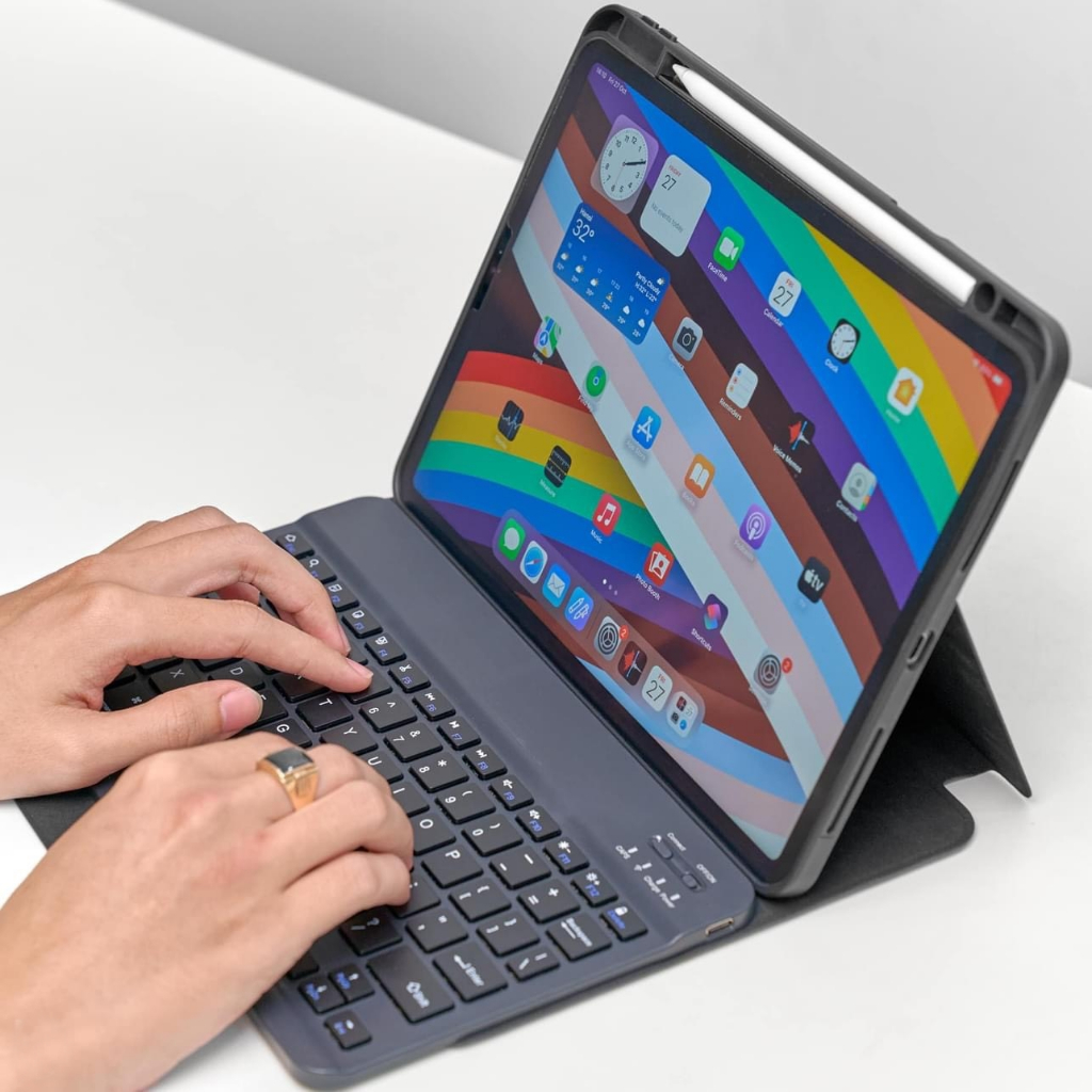 Wiwu Folio Protective Keyboard Case Bao Da Bàn Phím Ipad Gen 9 10