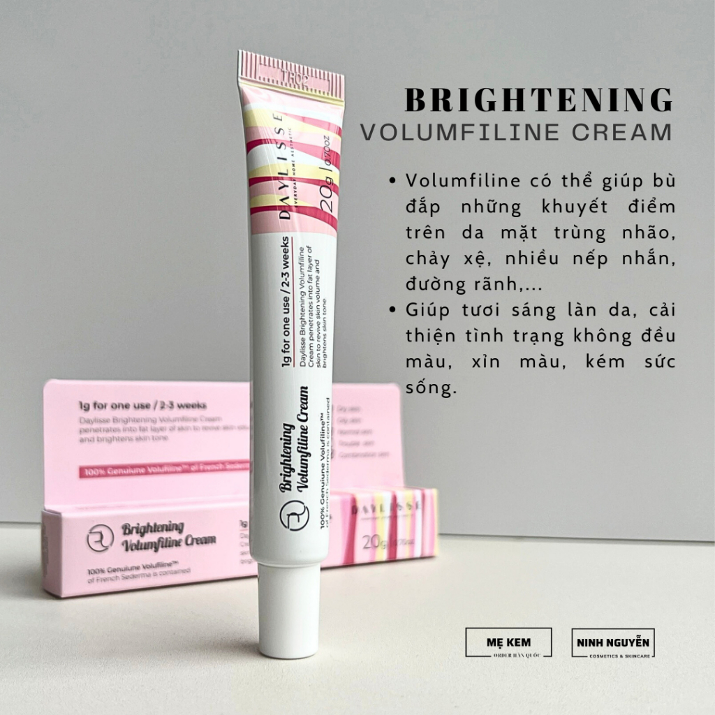 Kem dưỡng Brightening Volumfiline Cream Daylisse 20g | Shopee Việt Nam