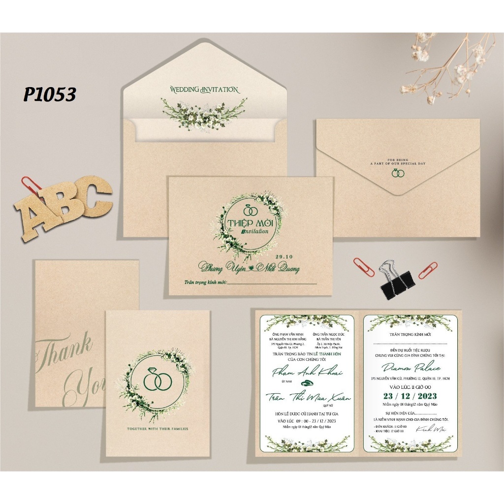 Gói 100 thiệp P1053 (Liên hệ nhắn thông tin trước khi đặt hàng) | Shopee Việt Nam