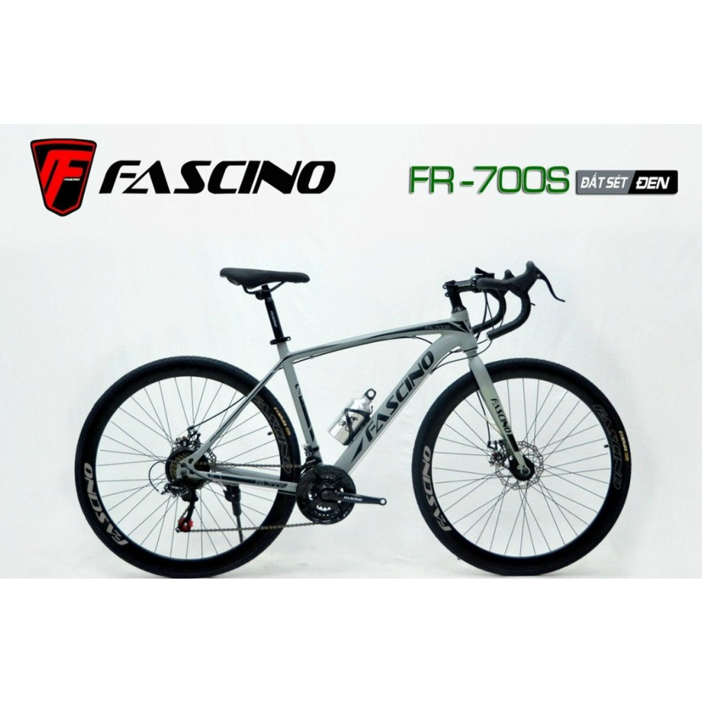 Xe đạp đua FASCINO FR-700S thiết kế đẹp mắt, phanh đĩa cơ an toàn ...