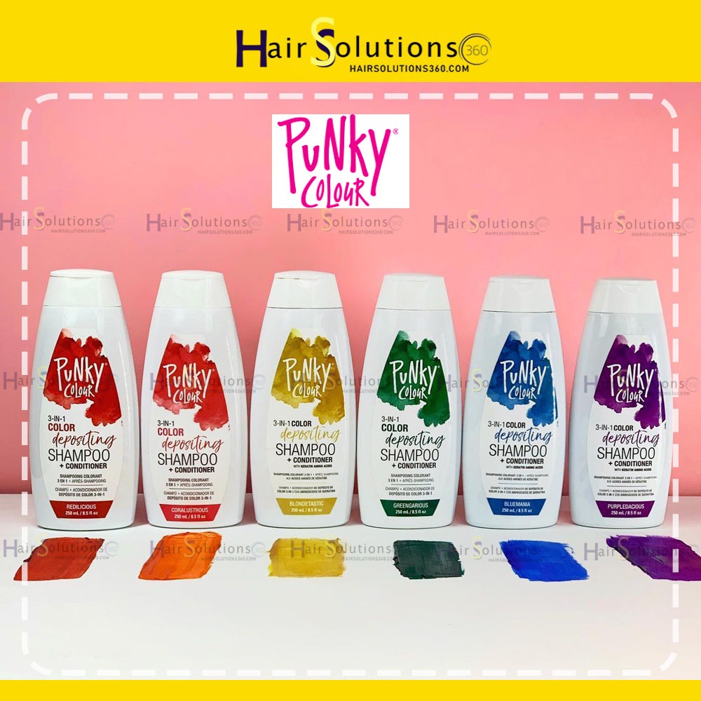 [Hàng về full màu!!!] Dầu gội xả giữ màu Punky Colour 3in1 dưỡng tóc ...