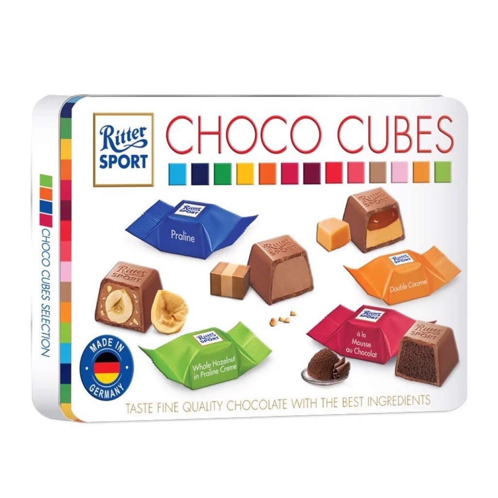 Socola RITTER SPORT Viên Tổng Hợp, Choco Cubes (192g) | Shopee Việt Nam