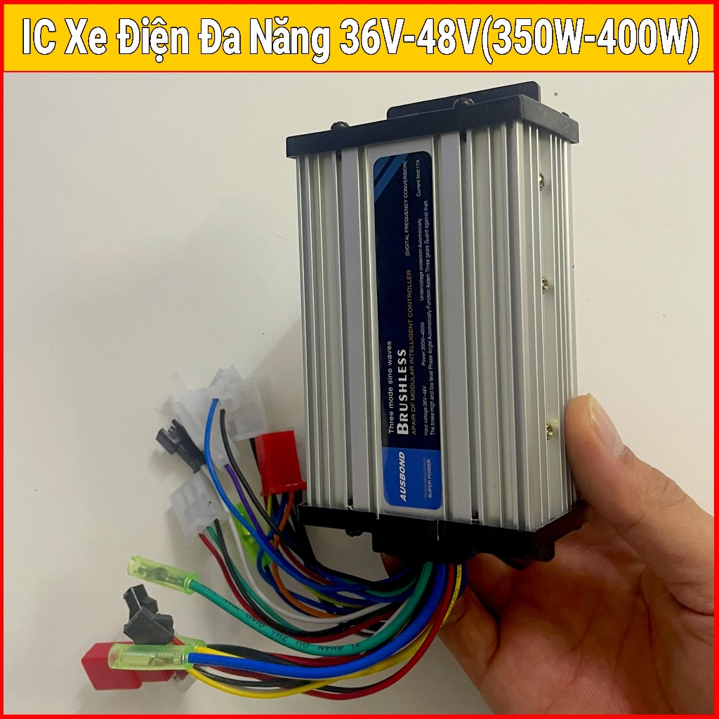 IC điều tốc xe điện 350W - 400W (Dùng cho các dòng xe điện chạy tải 36v - 48v - 60v) BH 12 tháng ...