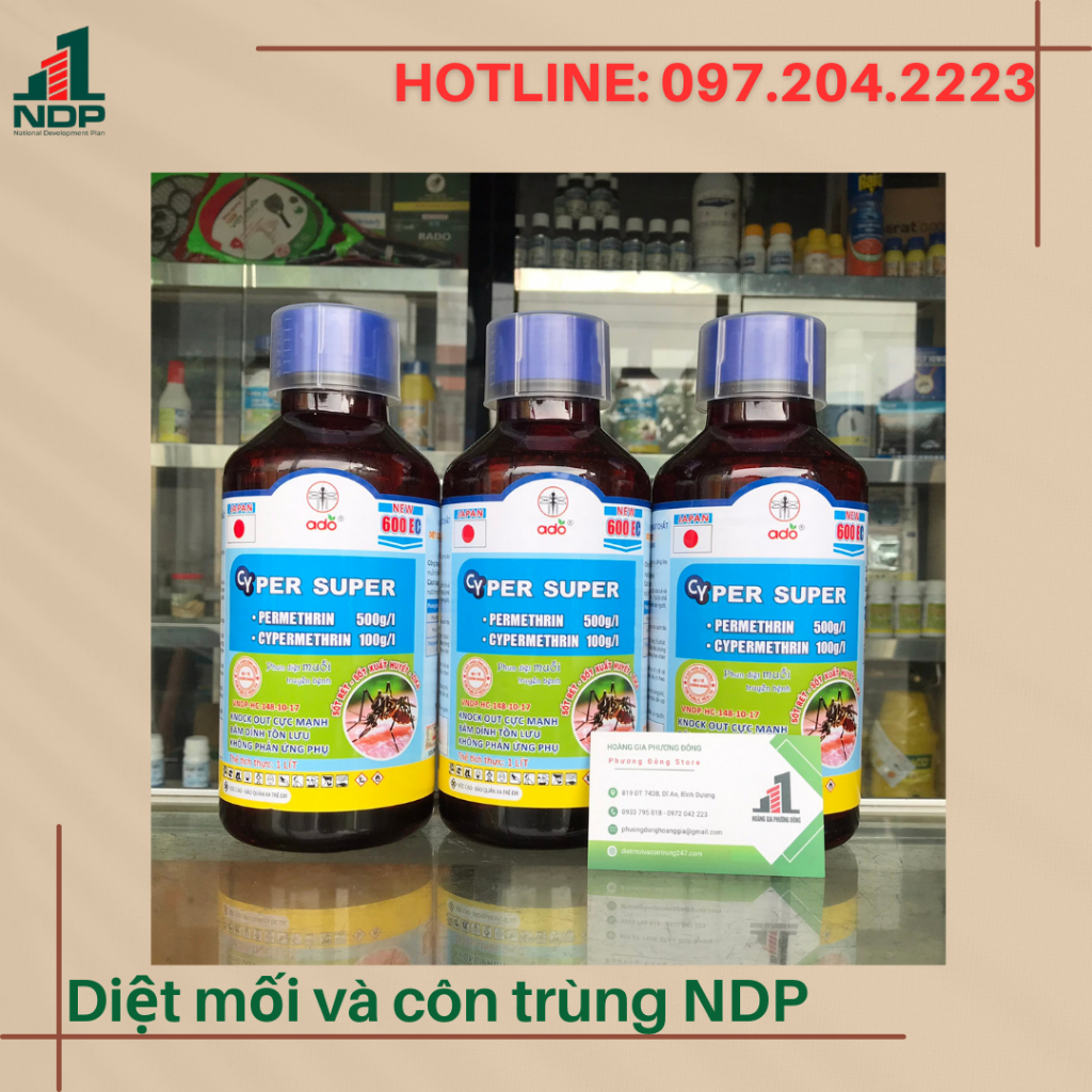 Thuốc diệt muỗi CYPER SUPER 600EC (1 lít) | Shopee Việt Nam