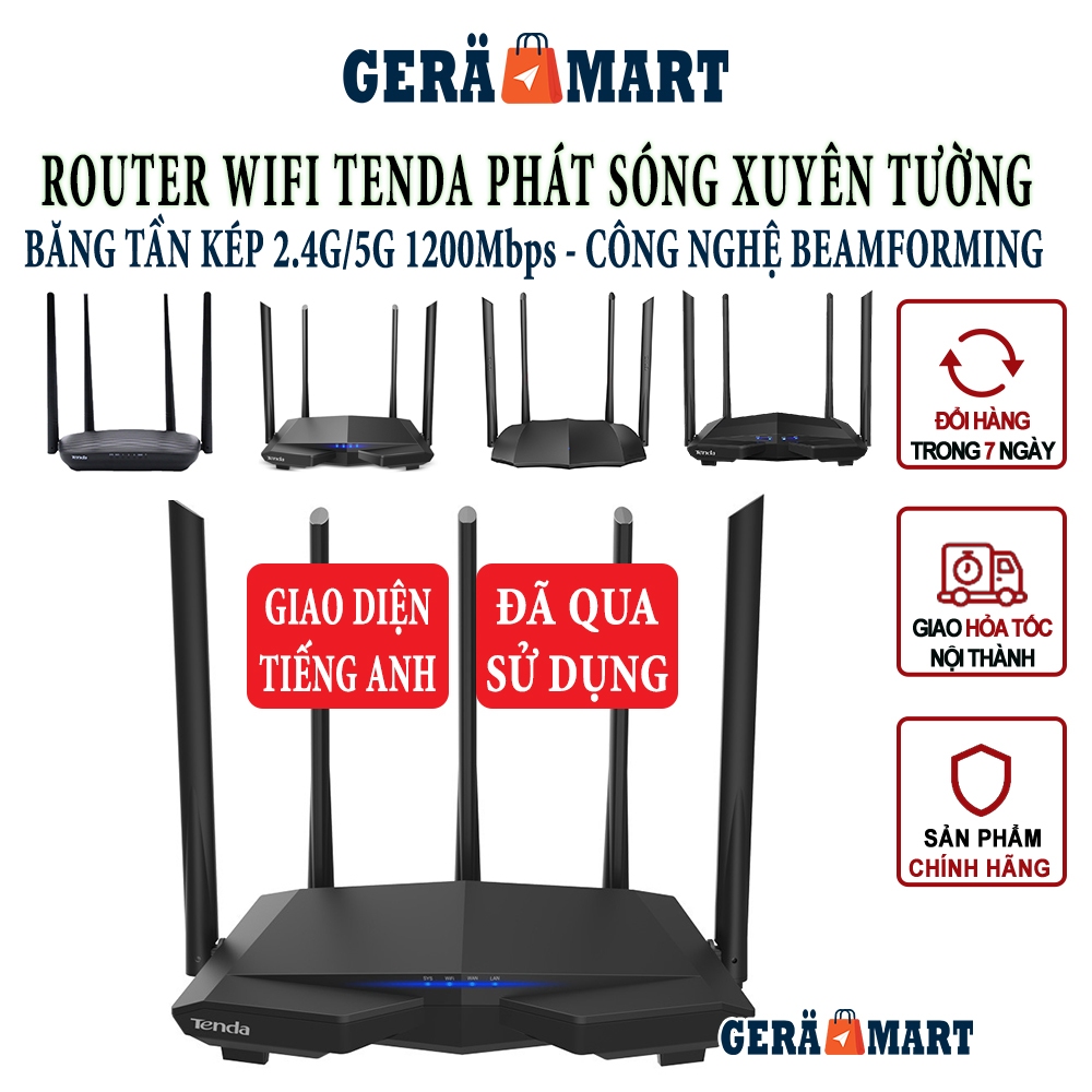 Router Wifi Tenda đủ loại phát sóng xuyên tường mạnh mẽ băng tầng kép 2 ...