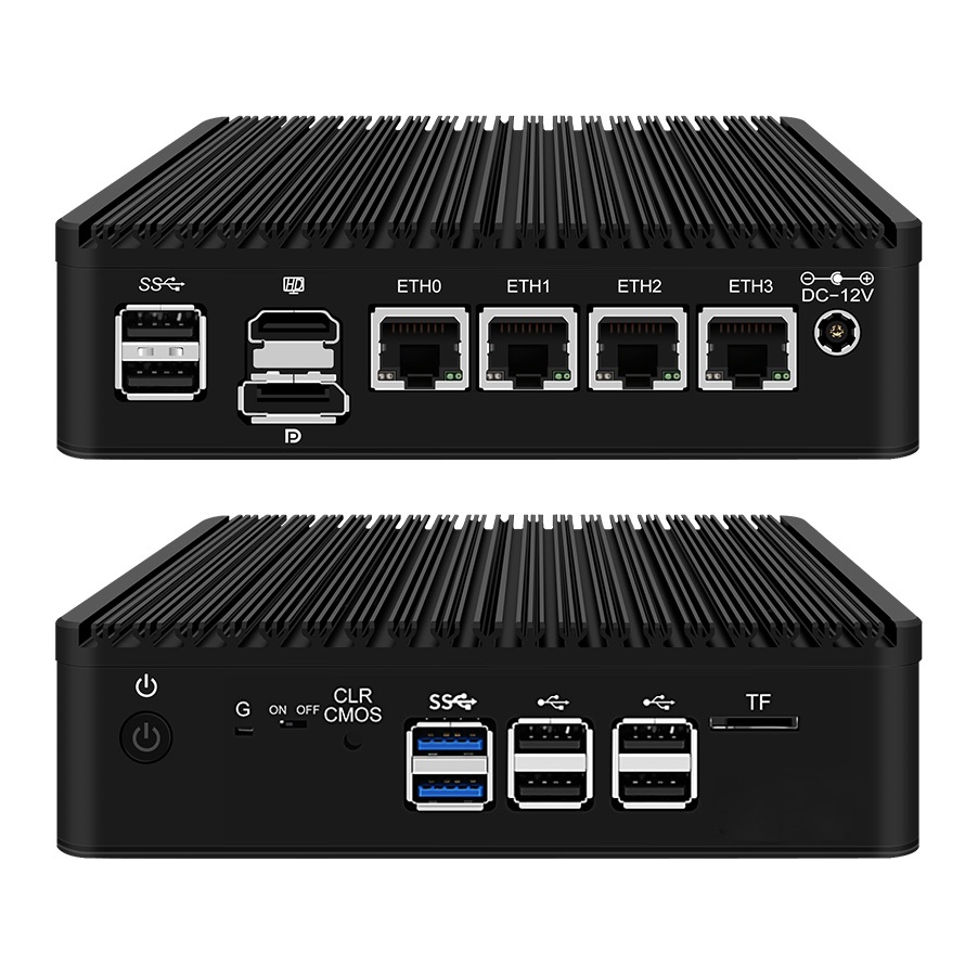 Mini PC / Router CWWK CW-AL-4L N100 V2「Intel N100 TDP 6W NIC I226-V 2 ...