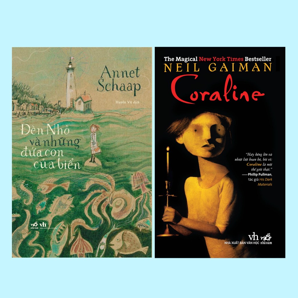 Sách - COMBO Đèn Nhỏ và những đứa con của biển - Coraline (Annet Schaap ...