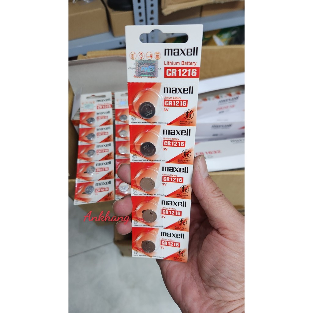 Pin CR1216 / CR 1216 3V Maxell chính hãng Made in Japan | Shopee Việt Nam