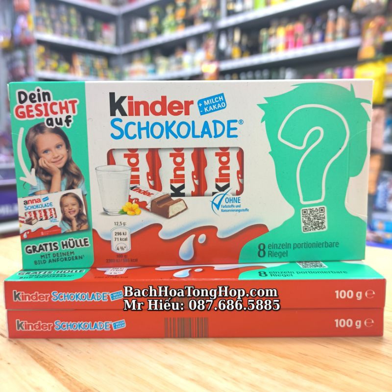 [Hỏa Tốc] Socola Kinder thanh 100g | Shopee Việt Nam